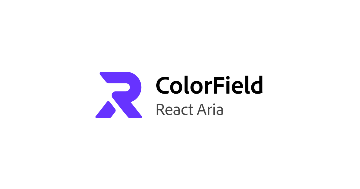 ColorField | React Aria