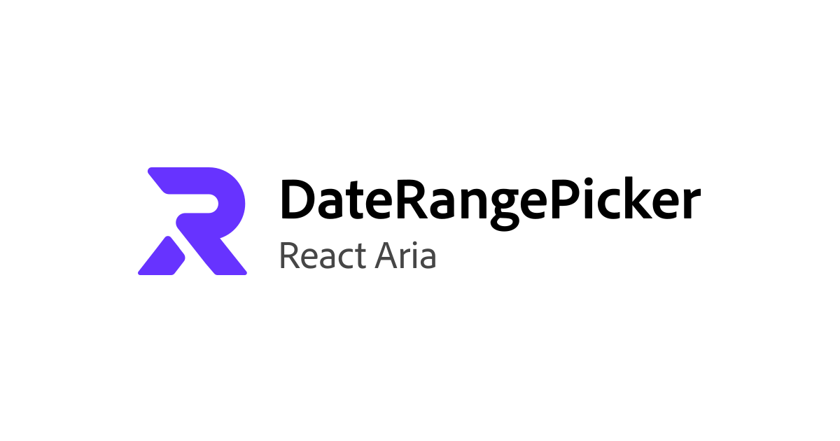 DateRangePicker | React Aria